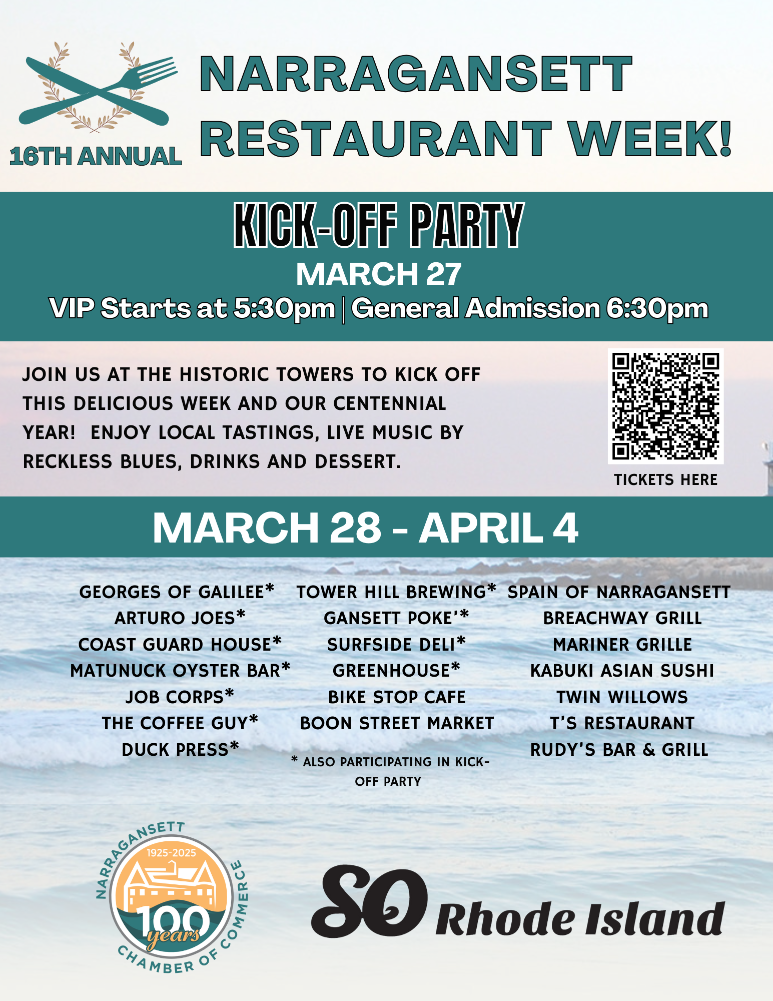 16th Annual Narragansett Restaurant Week 2025 – Eat Drink RI